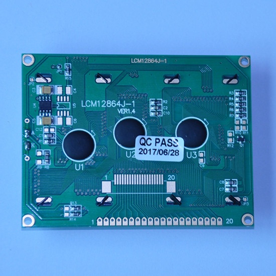 12864 Dot matrix COB LCD module PCB connector STN Blue for Digital ... 12864 Dot matrix COB LCD module PCB connector STN Blue for Digital ...